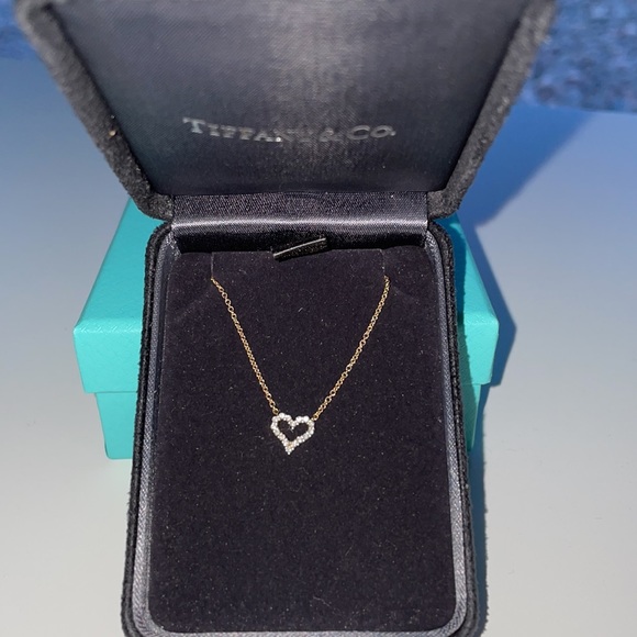 Tiffany & Co. | Jewelry | Tiffany Co Heart Pendant 8k Gold | Poshmark